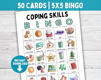 Social Skills Skills BINGO Game for Kids and Teens, Classroom SEL or ...