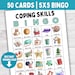 Coping Skills BINGO Game for Kids and Teens, Classroom SEL or ...