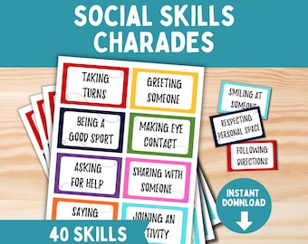 Coping Skills Charades Game for Kids and Teens | Classroom SEL Activity ...