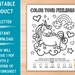 Feelings Coloring Page for Kids | Emotions Check-in Therapy Worksheet ...