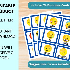 Emotions Matching Game for Kids | Classroom SEL Activity | Therapy Tool ...