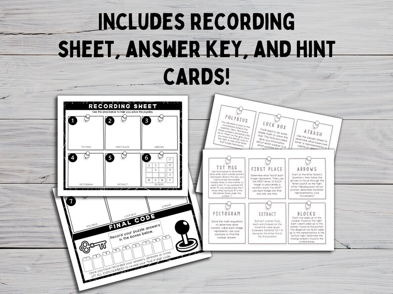 Halloween Escape Room Kit | Printable Halloween Party Games for Kids ...