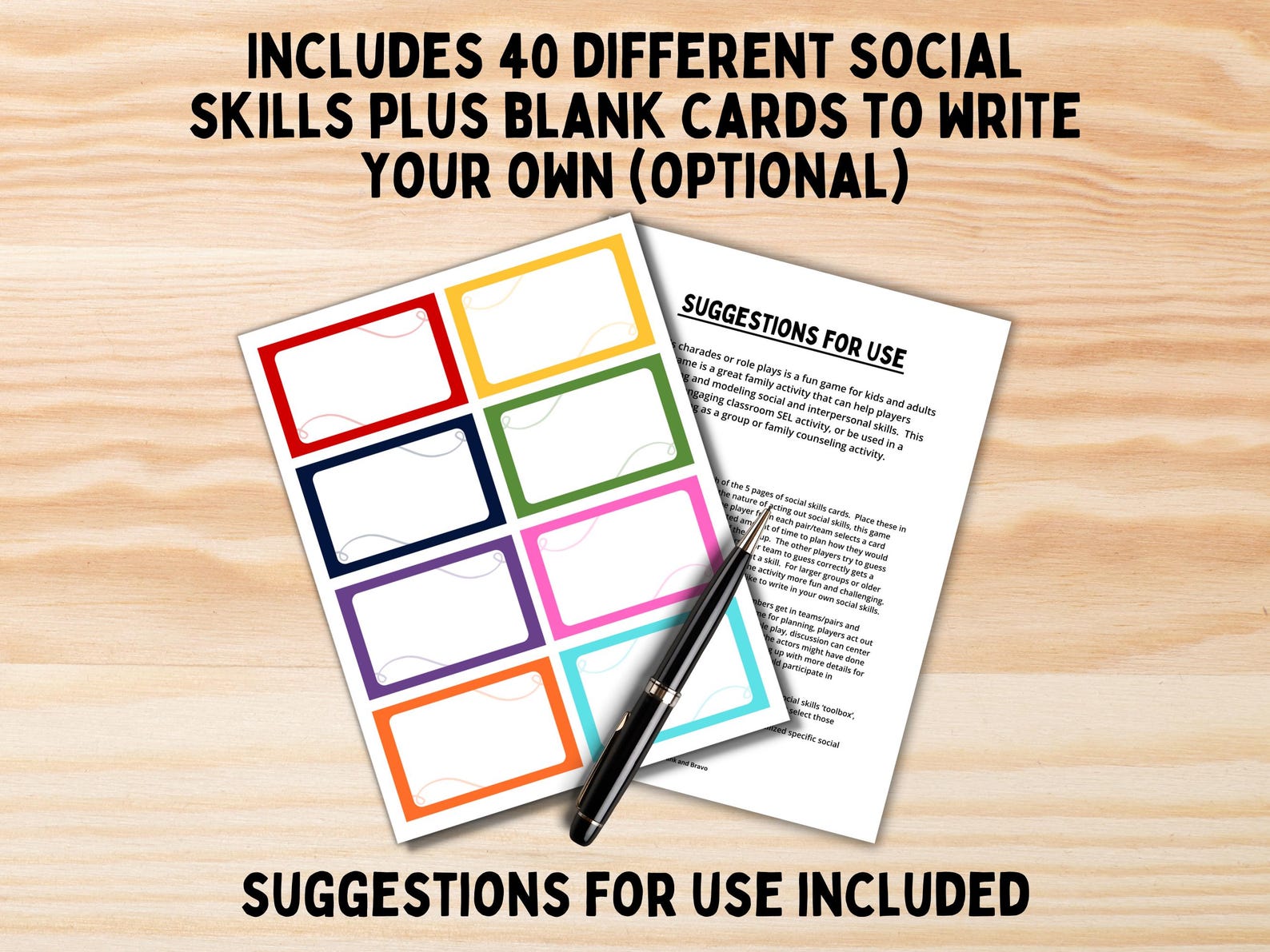 Social Skills Charades Role Play Game for Kids and Teens, Classroom SEL ...