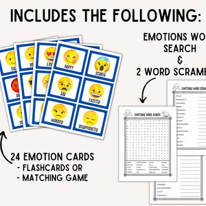 Mental Health Worksheets BUNDLE for Kids | Feelings Wheel Chart and ...