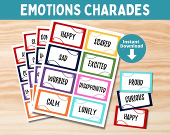 Coping Skills Charades Game for Kids and Teens | Classroom SEL Activity ...