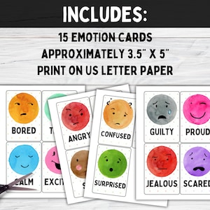 Emotions Flashcards for Kids | Kids Feelings Flash Cards | Preschool ...