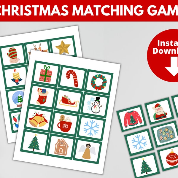 Christmas Matches - Etsy