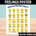Pumpkin Feelings Chart for Kids | Emotions Poster | Emotional ...