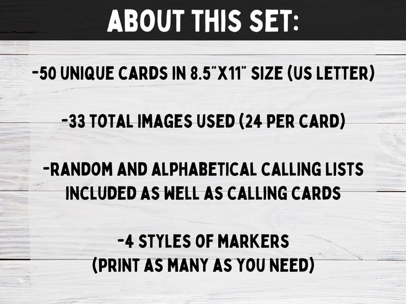 Graduation BINGO Card SET, 50 Cards & Markers, Graduation Games, Grad ...