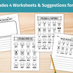 Emotions and Feelings Coloring Page | Feelings Check-in | Feelings ...