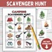 Camping Scavenger Hunt Preschool Activities | Toddler Summer Activity ...