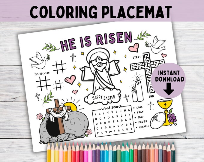 Easter Printable BINGO Card for Kids, Preschool Toddler Activities ...