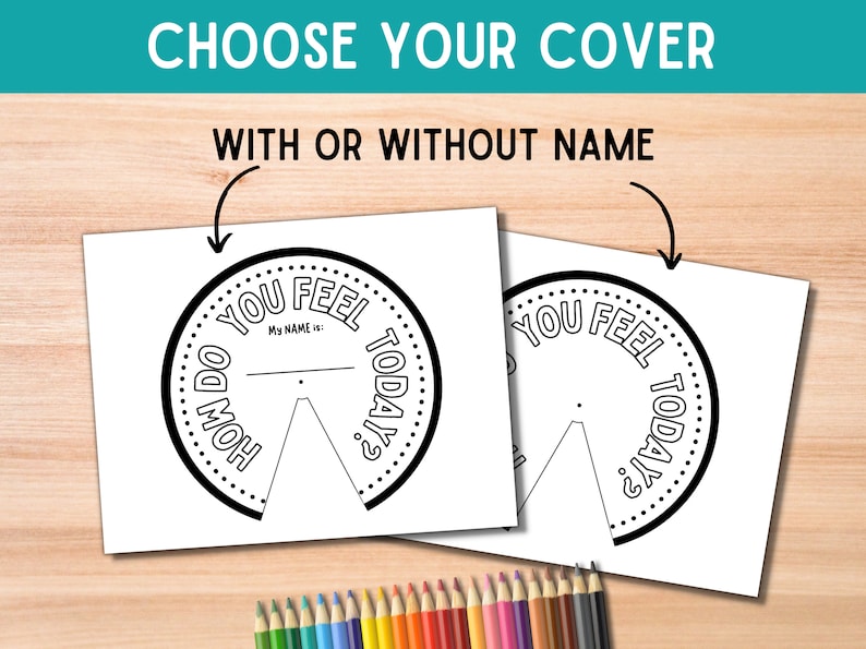 Feelings Wheel Coloring Craft for Kids | Wheel of Emotions Chart ...