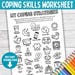 Coping Skills Worksheet for Kids | Art Play Therapy Coloring Sheet ...