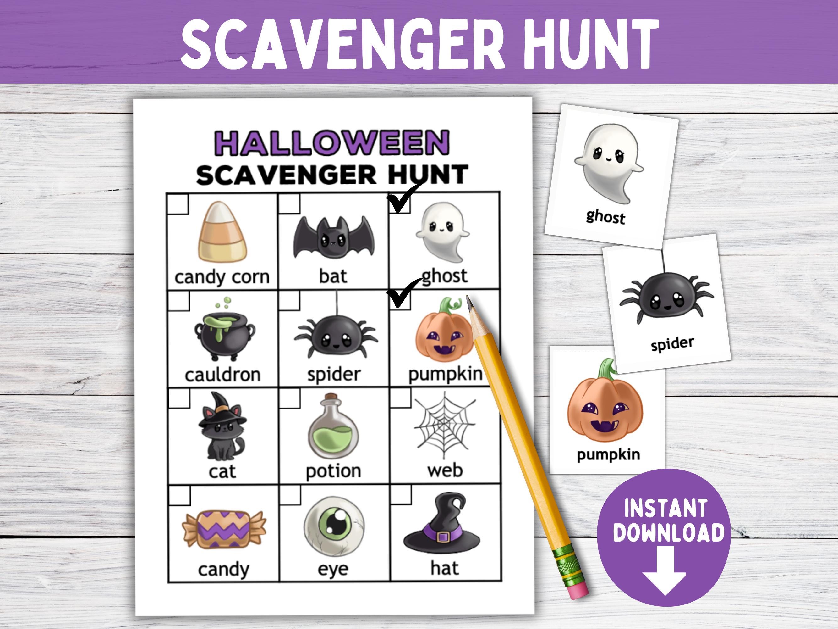 Cute Halloween Scavenger Hunt Preschool Activities | Classroom Activity ...