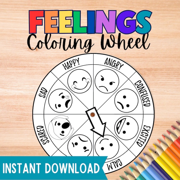Feelings Wheel - Etsy