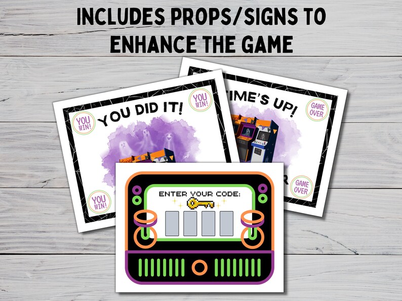 Halloween Escape Room Kit | Printable Halloween Party Games for Kids ...