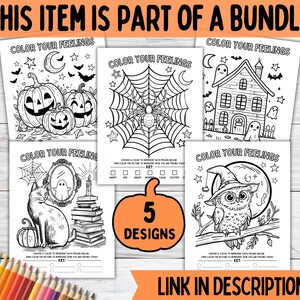 Feelings Emotions Coloring Page for Kids | Art Play Therapy Worksheet ...