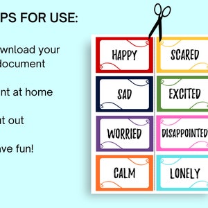 Emotions Feelings Charades Game for Kids and Teens Classroom SEL ...