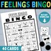 Emotions Feelings BINGO Game for Kids and Teens | Printable Emoji Bingo ...
