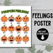 Pumpkin Feelings Chart for Kids | Emotions Poster | Emotional ...