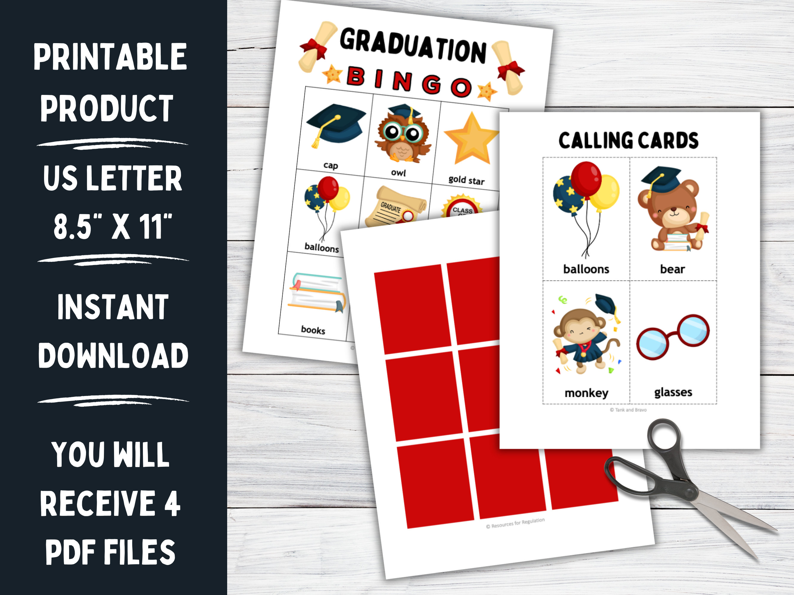 Graduation BINGO Card Preschool Activities, Kindergarten Grad Printable ...