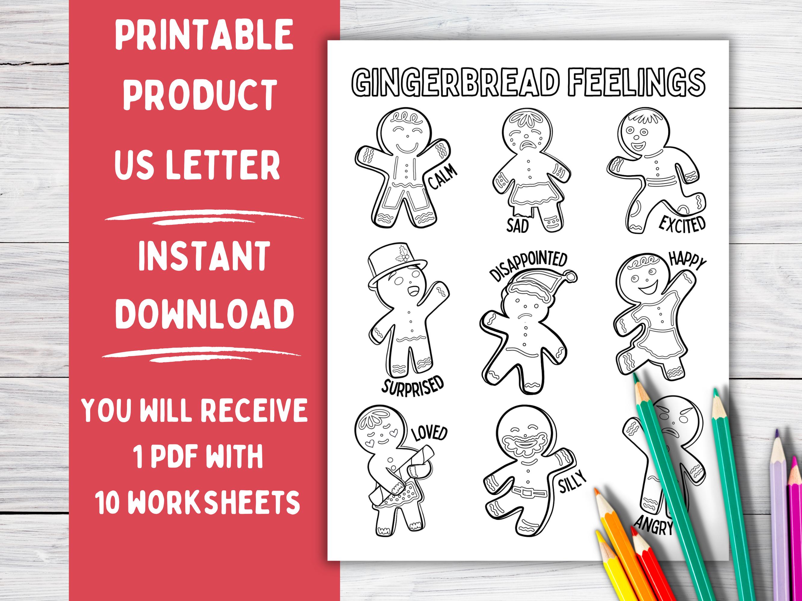 Emotion Regulation BUNDLE for Kids, Christmas Feelings SEL Coloring ...