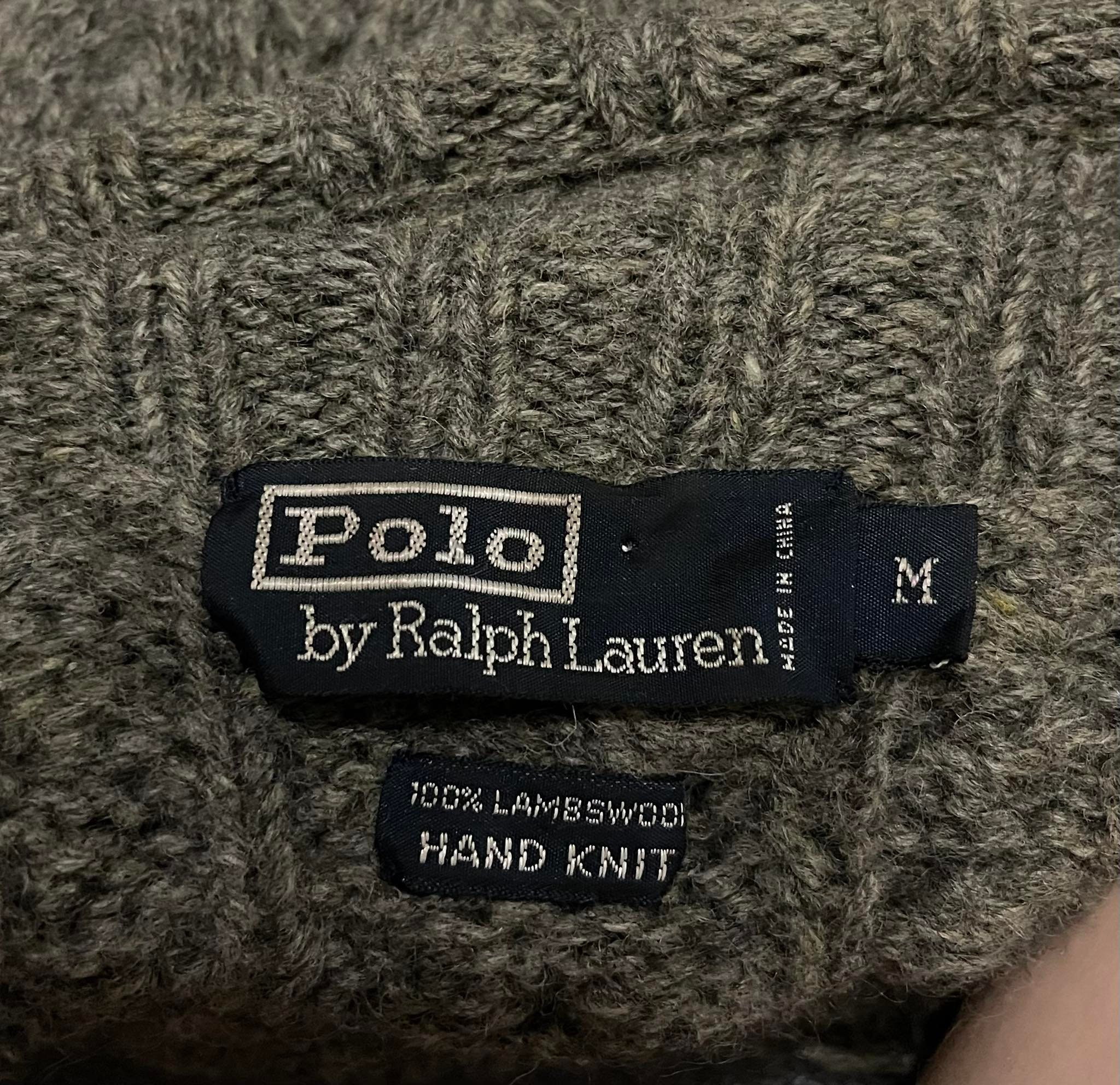 Vintage Ralph Lauren Wool Half Turtleneck Sweater Cable 90s - Etsy