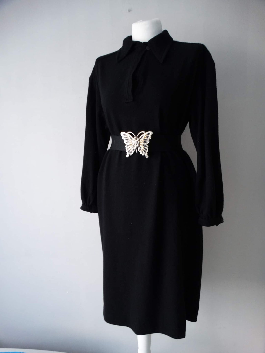 Peter Barron Vintage Wool Dress 80s - Etsy
