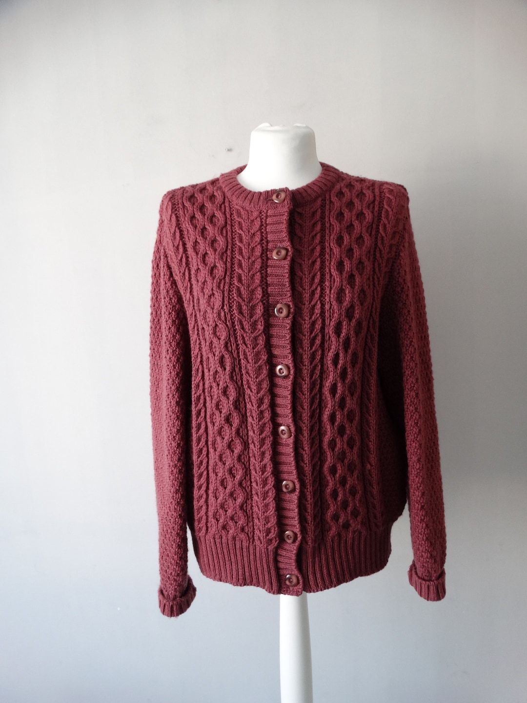 Vintage St.michael Cardigan Wool - Etsy