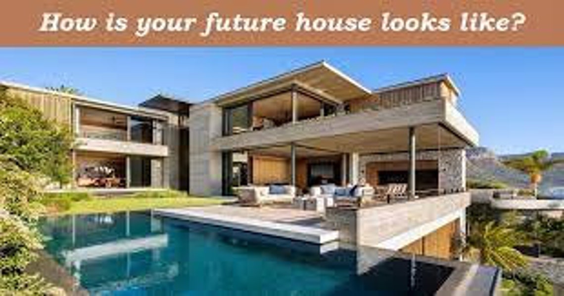 Your Future House Drawing Future House Drawing Psychic - Etsy