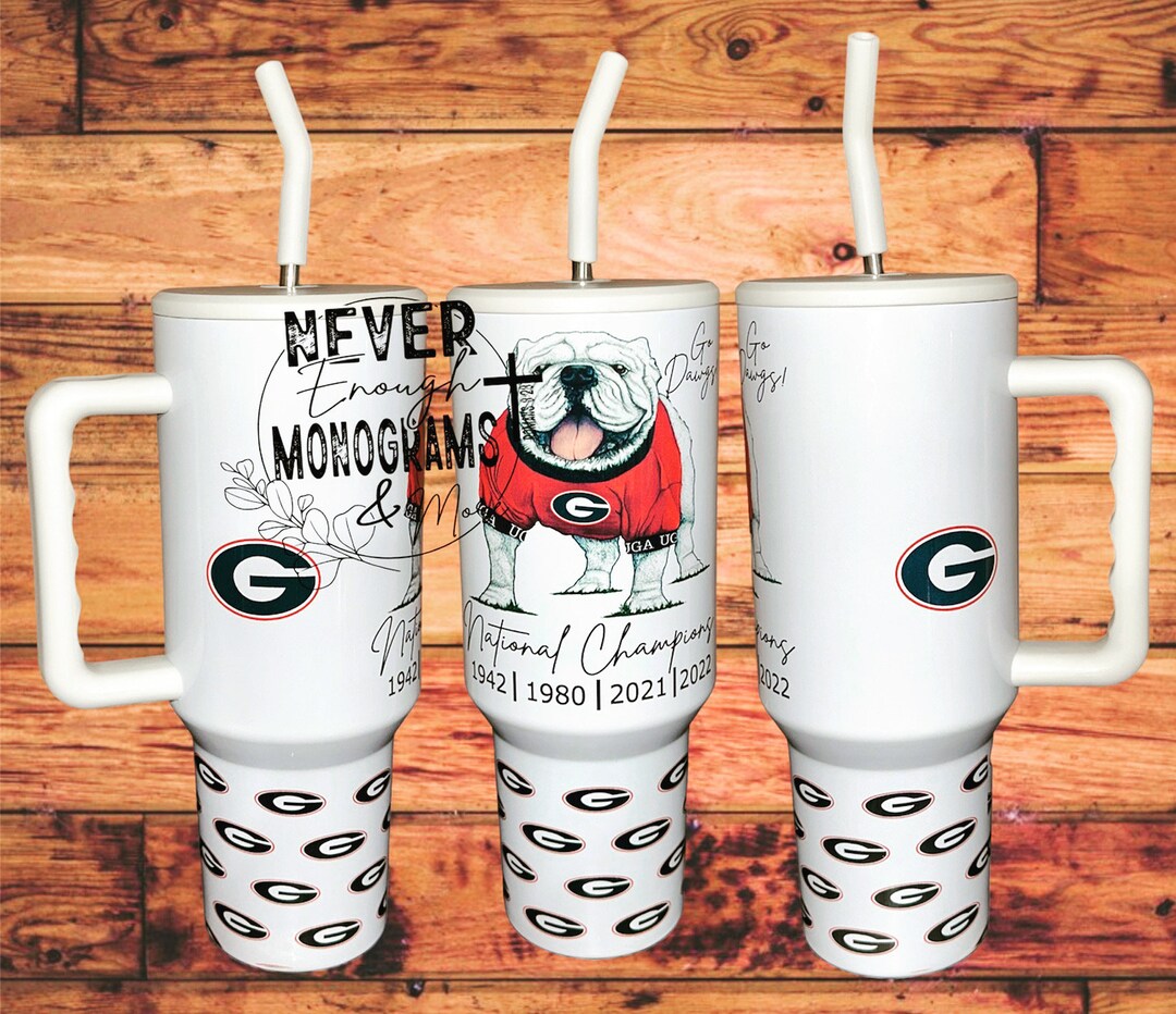 Bulldog National Champions 40oz Cup - Etsy