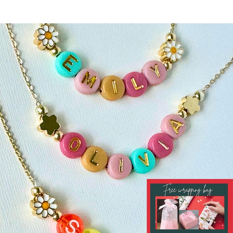 Girls Name Necklace - Etsy