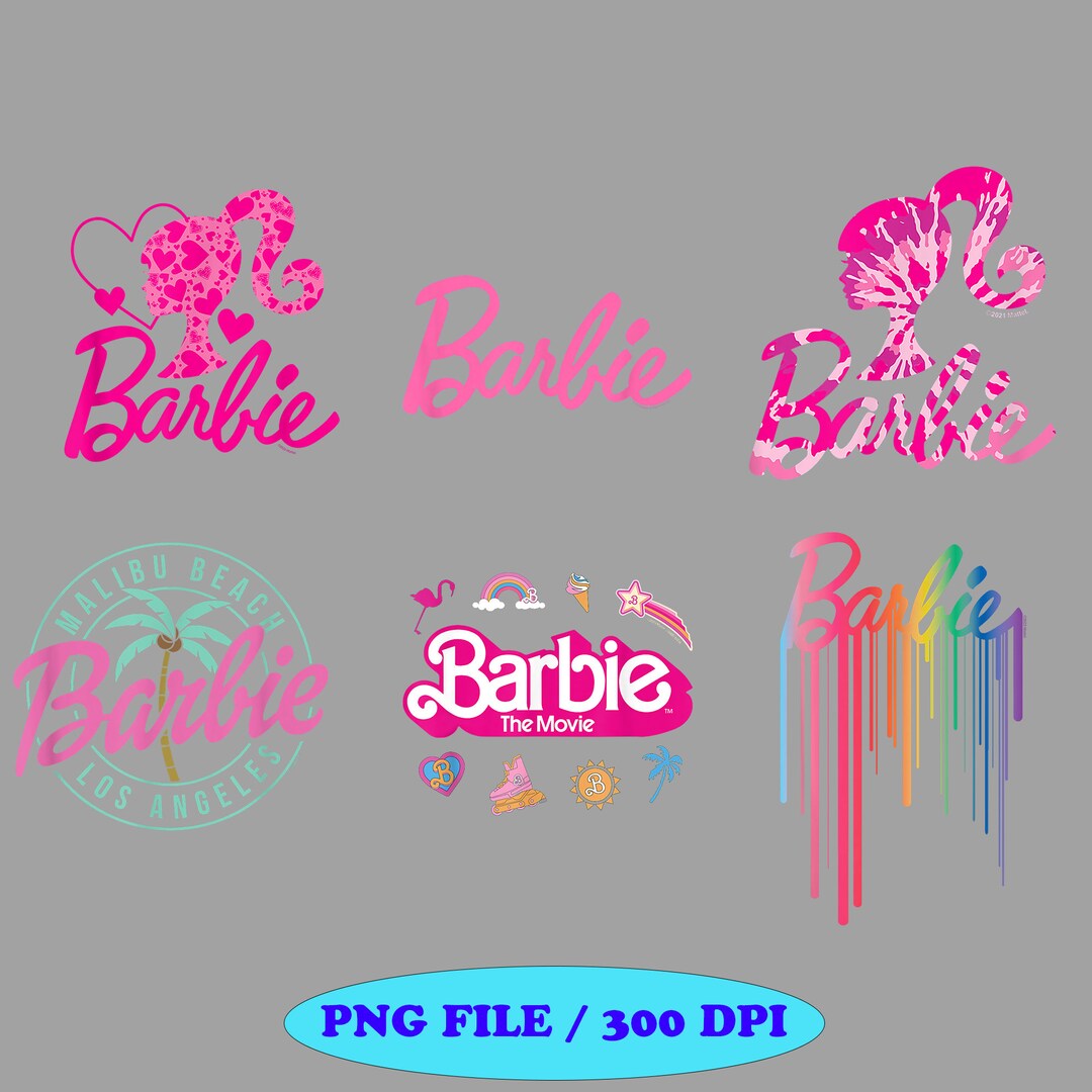 Barb Doll Head Bundle Png, Pink Doll Png, Digital Download, Instant ...