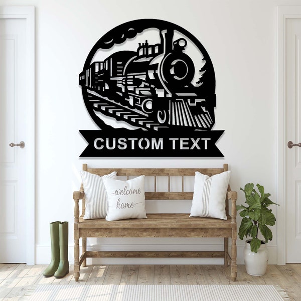 Train Sign - Etsy