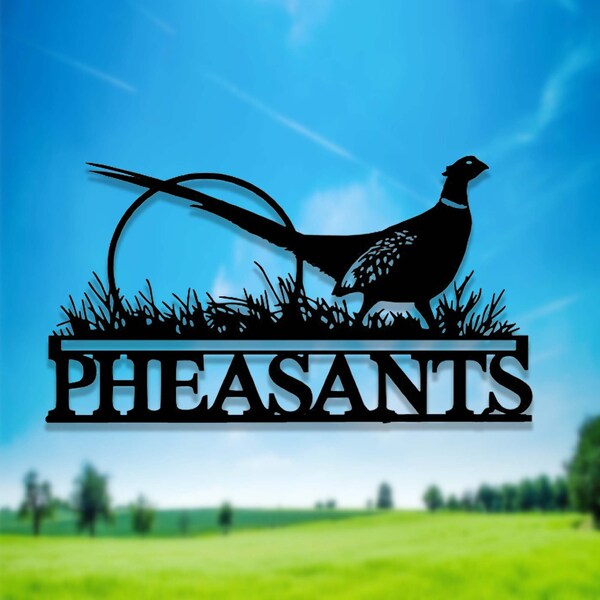 Metal Pheasant - Etsy