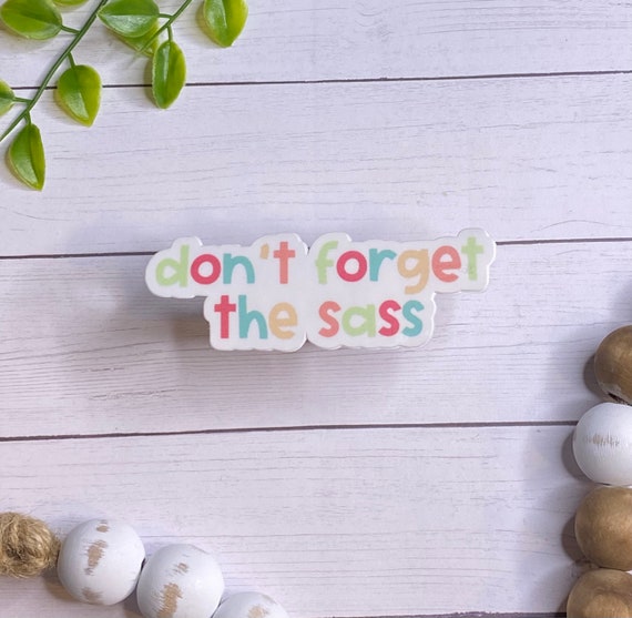 Sassy Stickers Vinyl Sticker Positive Mantra Motivational - Etsy