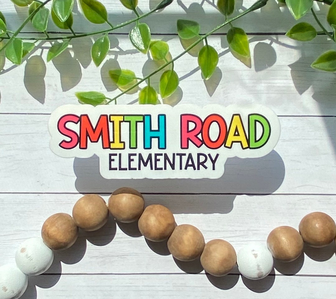 Custom School Sticker, Personalized Teacher Sticker, Teacher Gifts ...