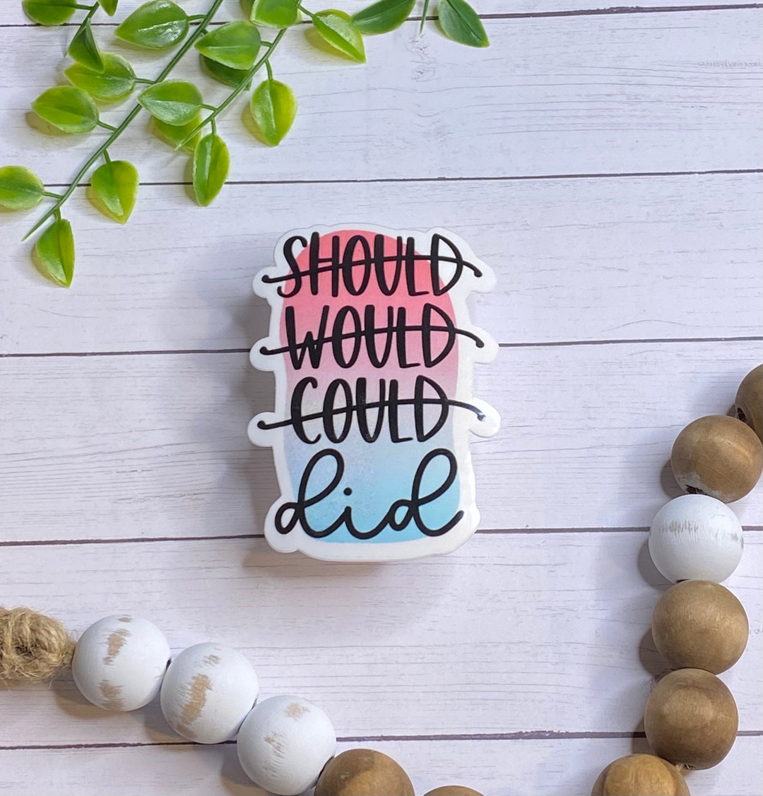 Motivational Sticker, Vinyl Sticker, Positive Mantra, Laptop Stickers ...