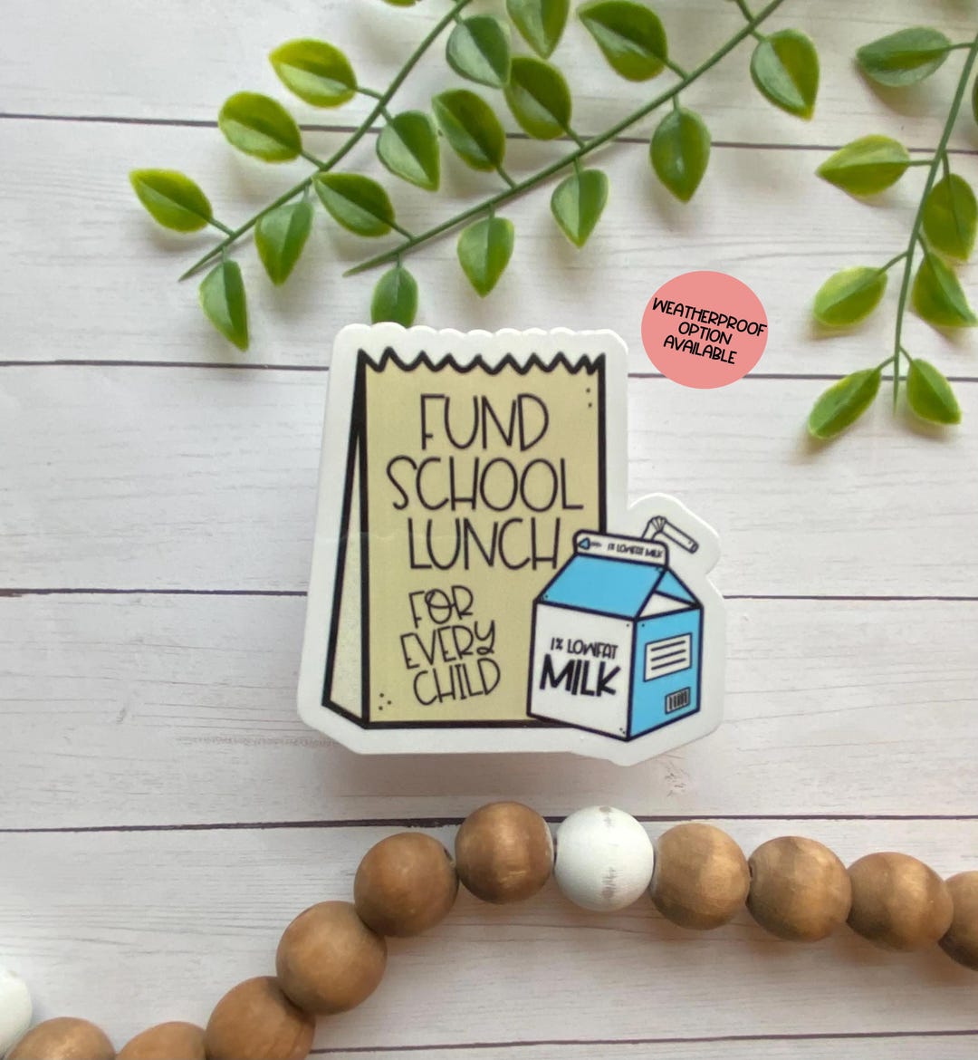 School Lunch, Public Education, Fund Public School, Education Sticker ...