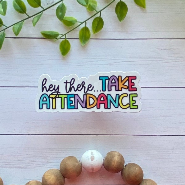 Take Attendance Sticker - Etsy