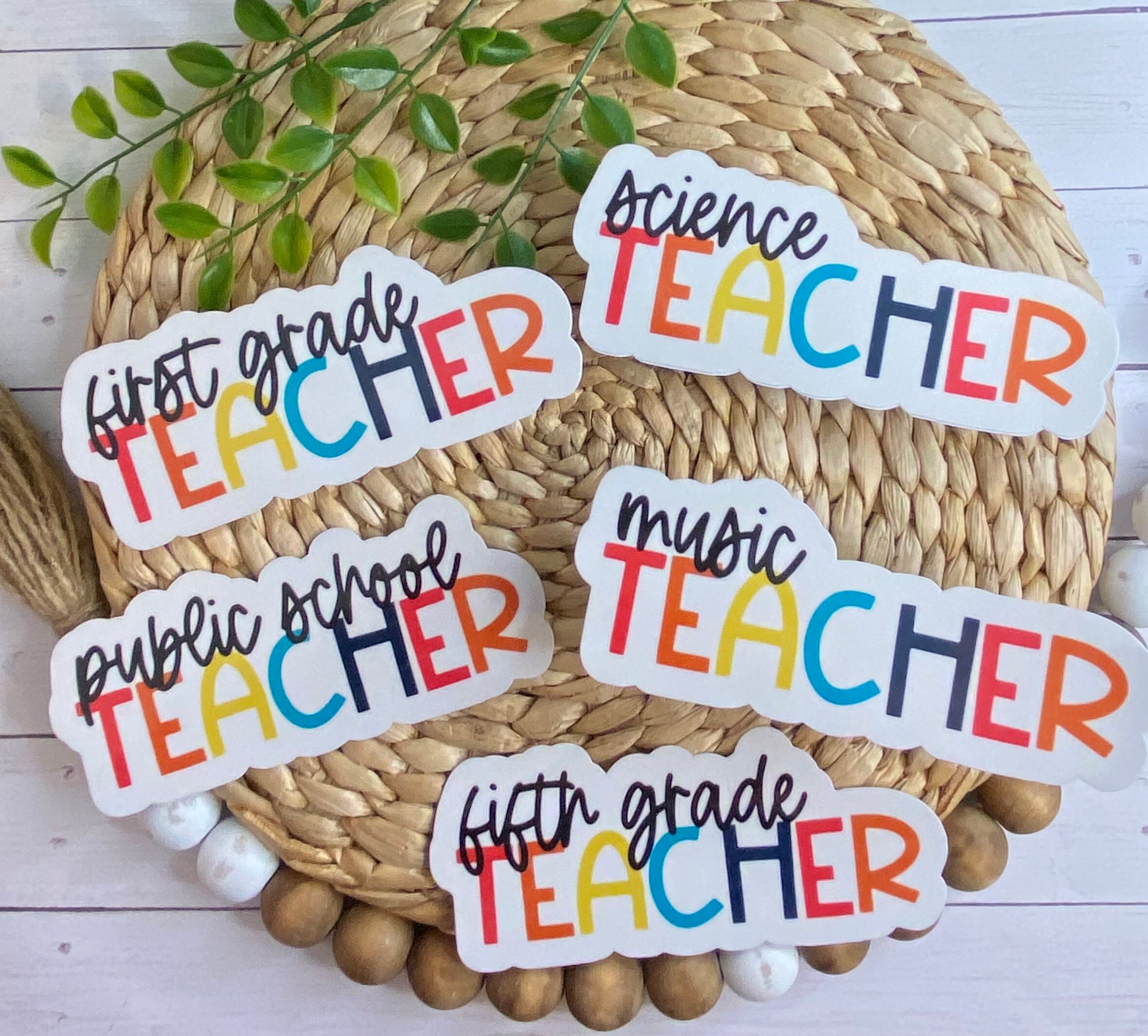 School Grade Stickers Personalized Sticker Custom Teacher - Etsy