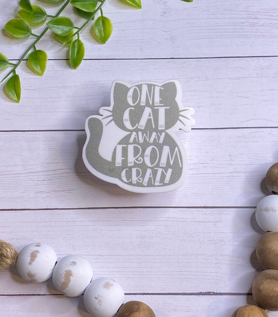 Cat Lady Sticker, Vinyl Sticker, Cat Lover, Cat Mom, Cute Gift, Funny ...