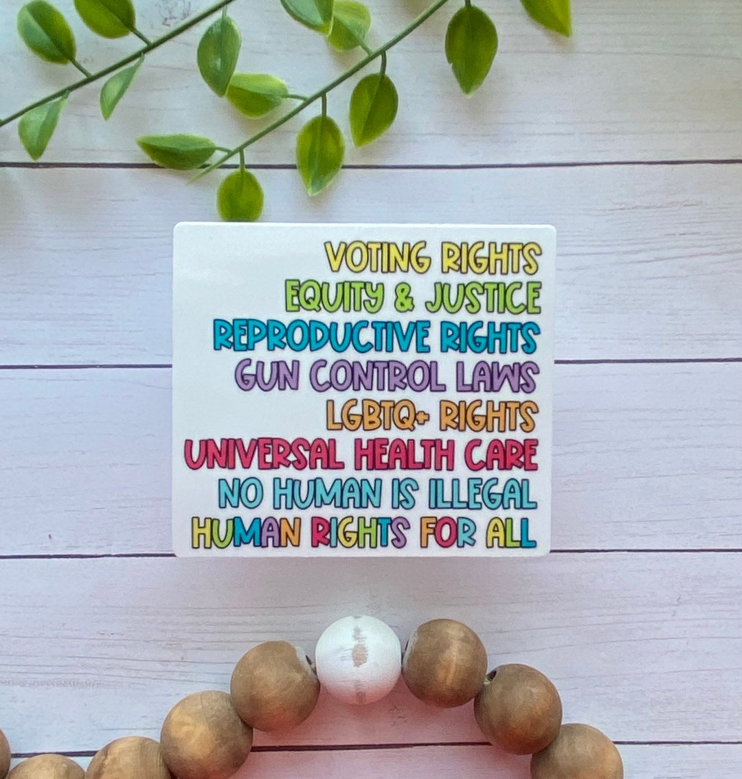 Activism Sticker, Human Rights Sticker, Voting Rights, LGBTQ Stickers ...