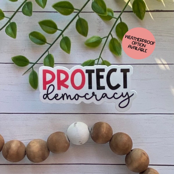 Democracy Stickers - Etsy