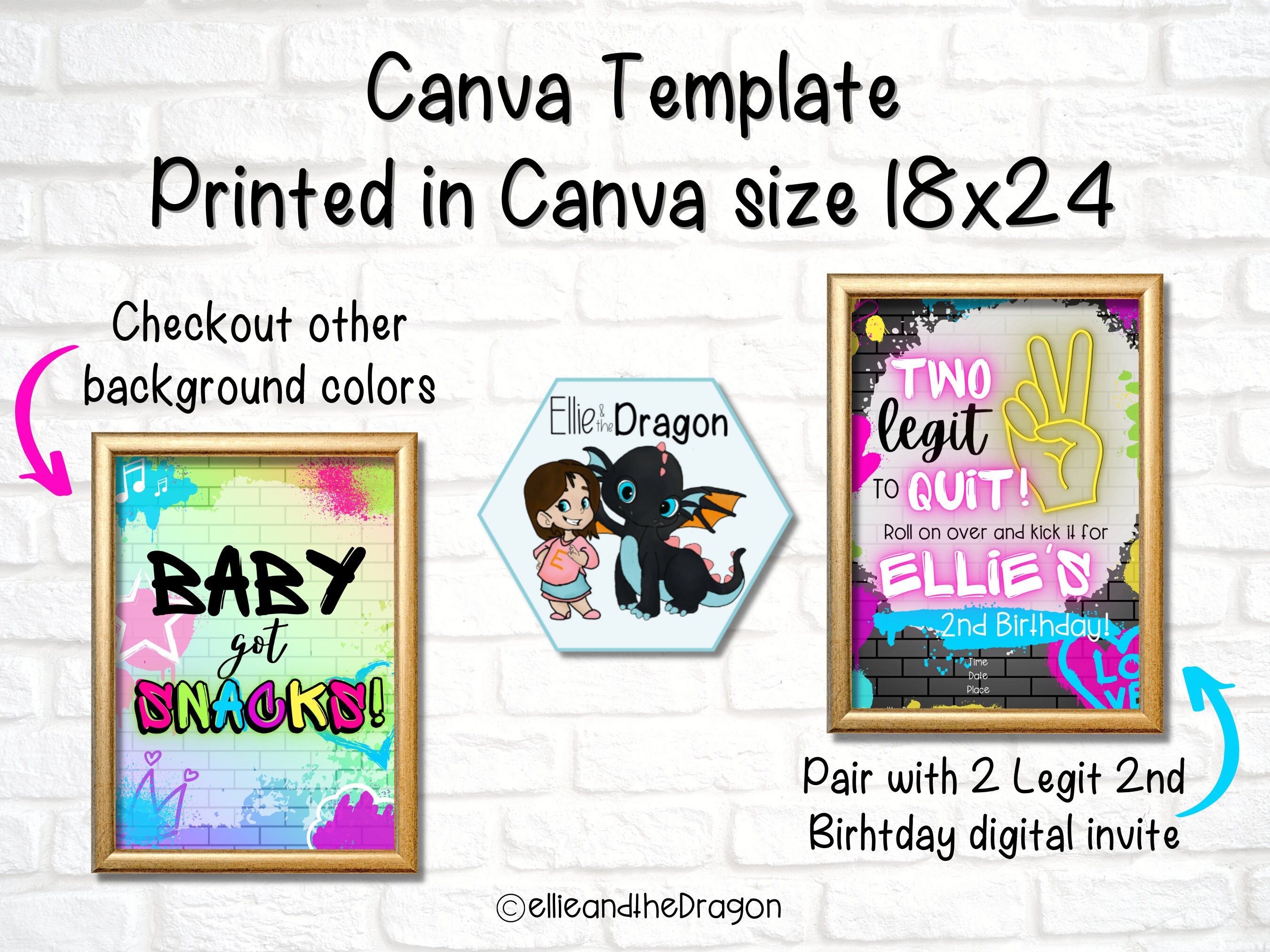 Hip Hop Party Signs | Digital Download - Etsy