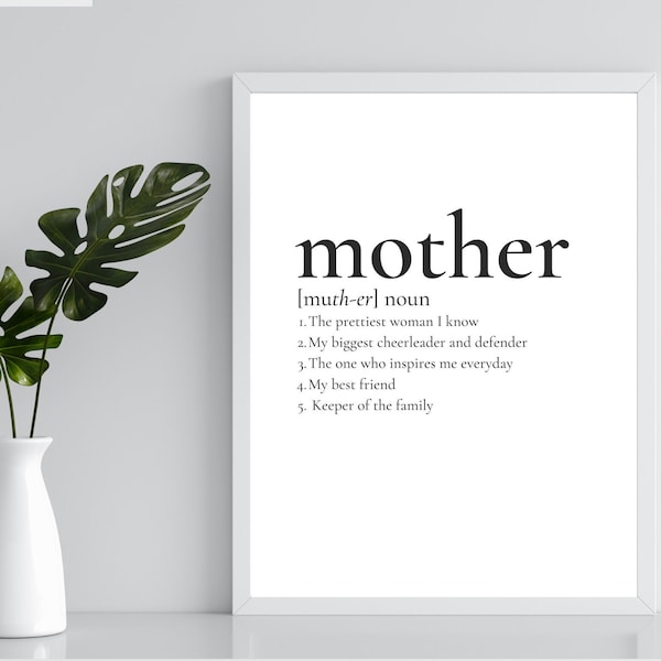 Mother Definition - Etsy