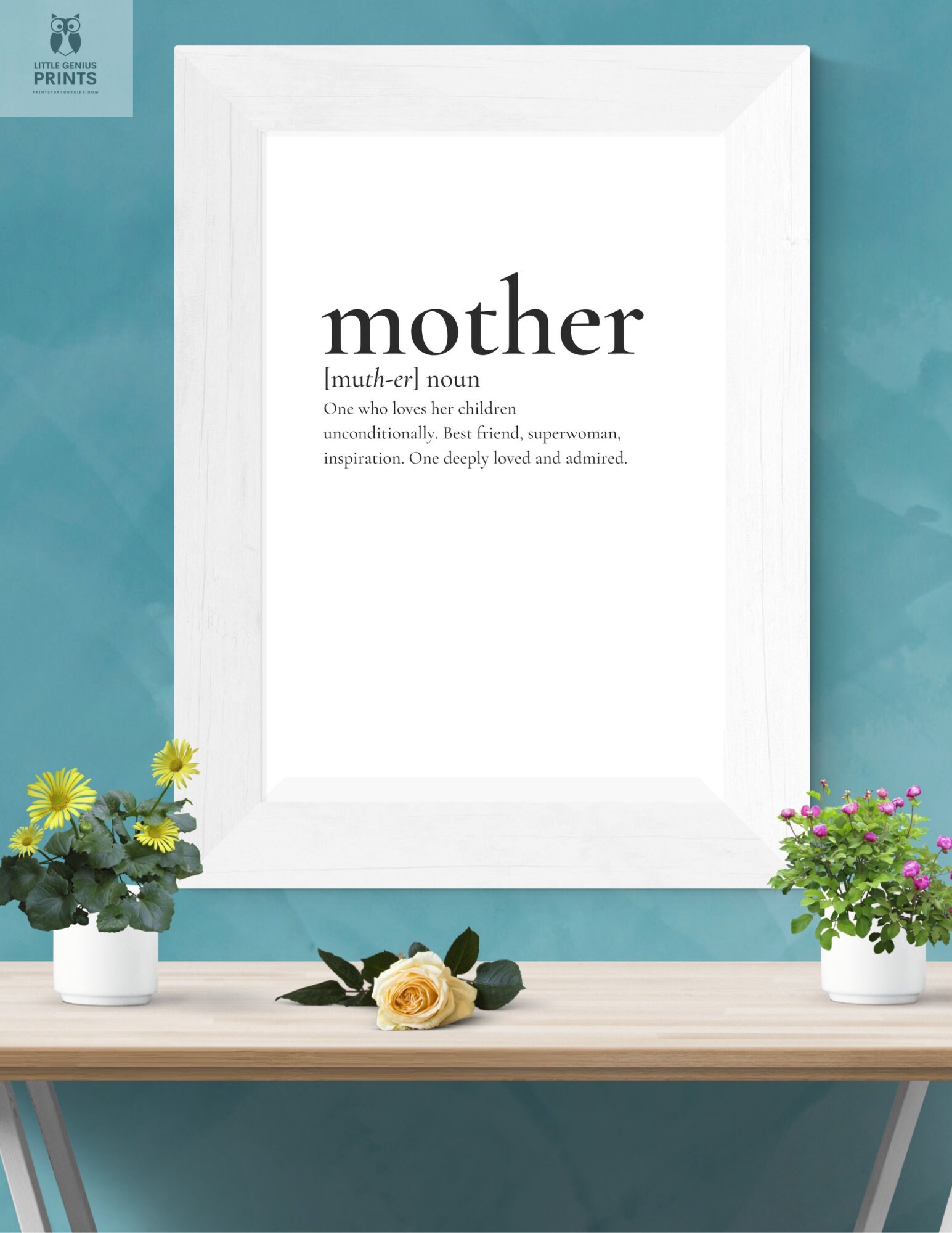 Mother Definition (digital Download for Photo Frame) - Etsy