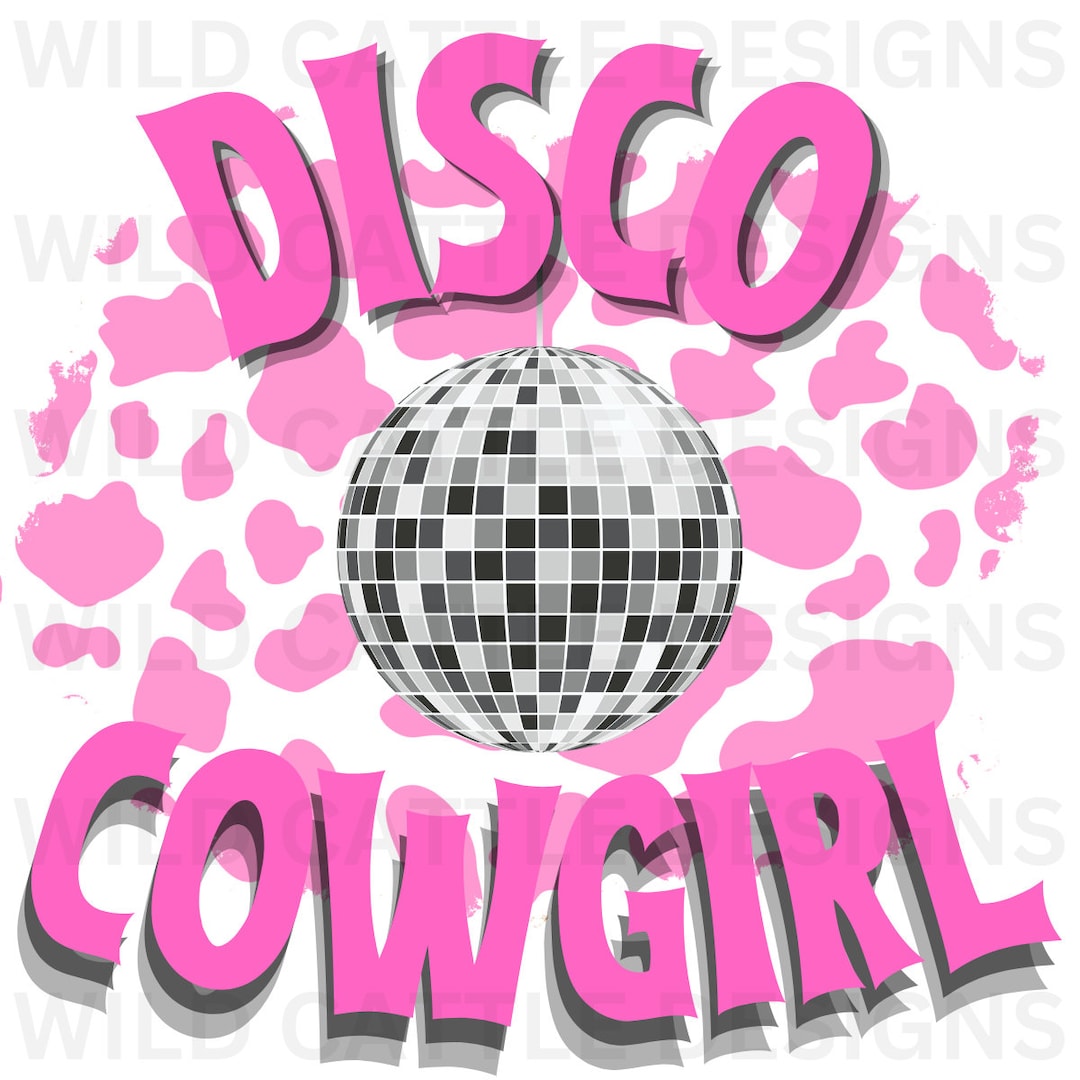 Disco Cowgirl Png - Etsy