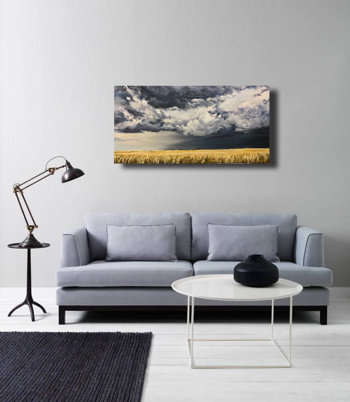 Storm Cloud Painting Original Oil Painting on Canvas by - Etsy